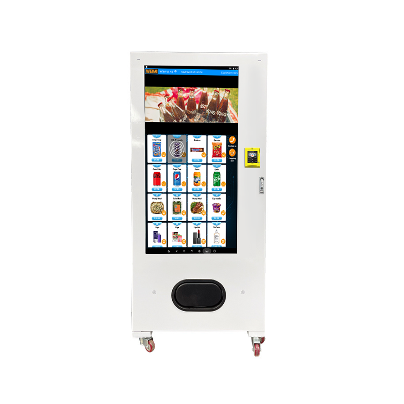 Full-screen snack drink vending machine optional payments